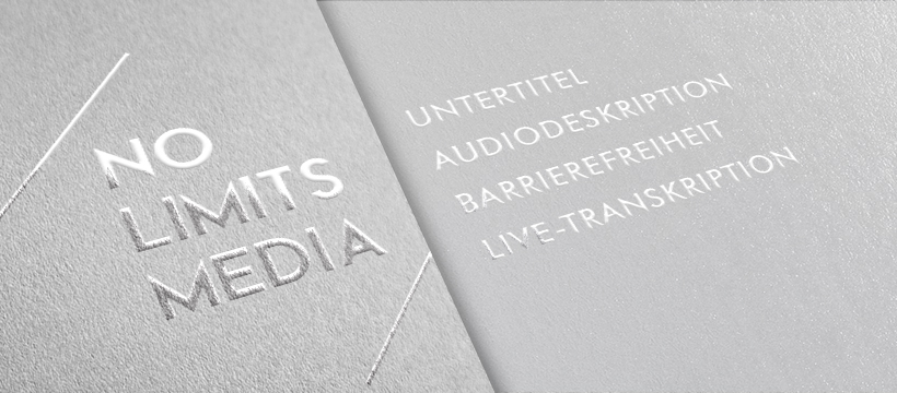 No Limits Media - Wir bieten Untertitelung von Filmen, Audiodeskription